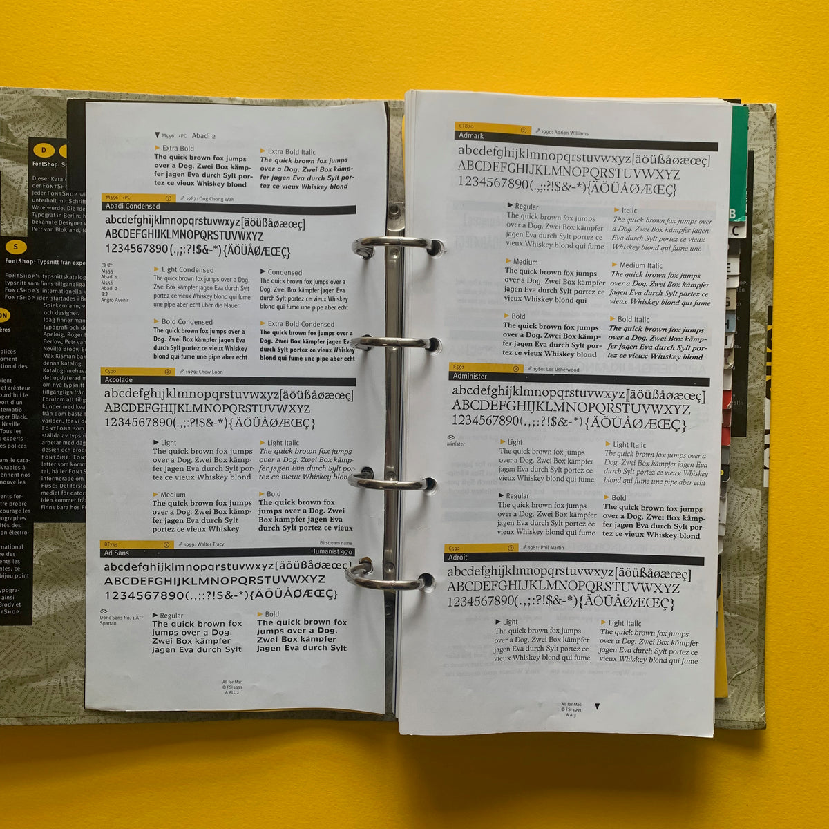 FontShop Catalog – The Print Arkive