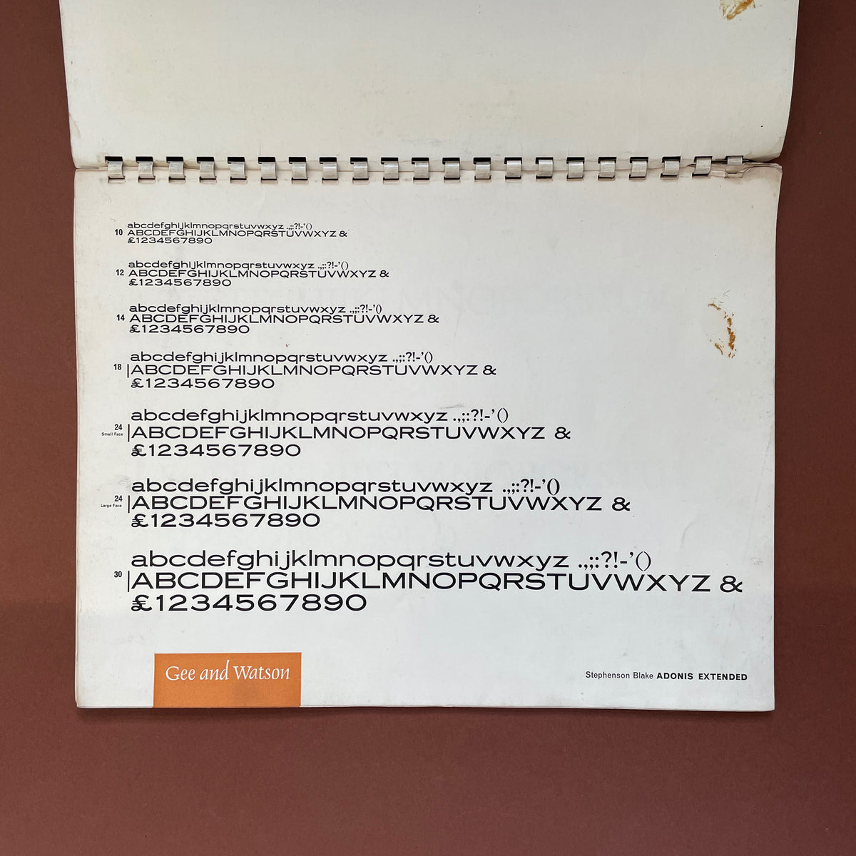 Gee & Watson Autumn and Winter Typeface Collection – The Print Arkive