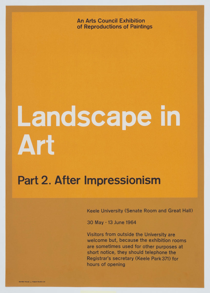 Landscape in Art: Part 2. After Impressionism (Arts Council, 1964 ...