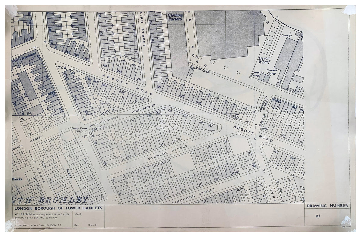 OS Map (London Borough of Tower Hamlets) – The Print Arkive