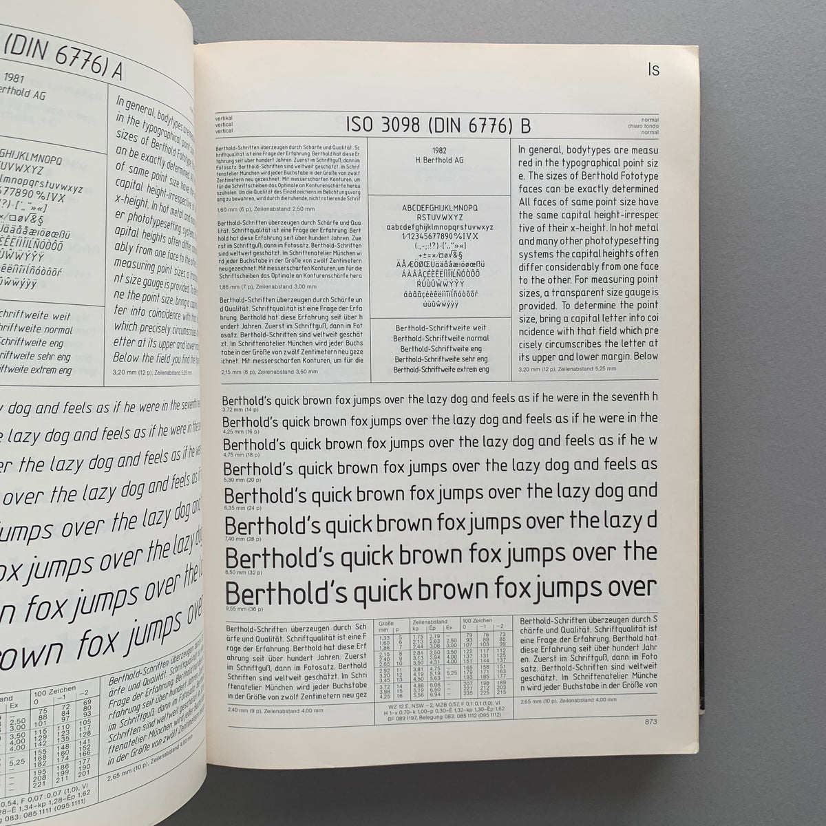 Berthold Types H-Z Vol.2 (specimen book) – The Print Arkive
