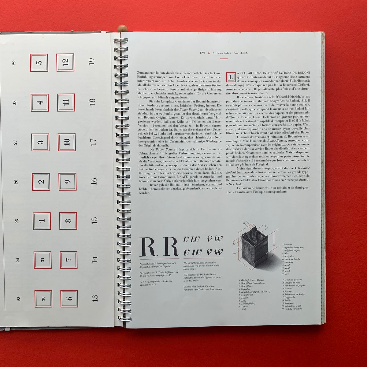 26 Letters, Letters, Lettres: An Annual & Calendar 1992 – The Print Arkive