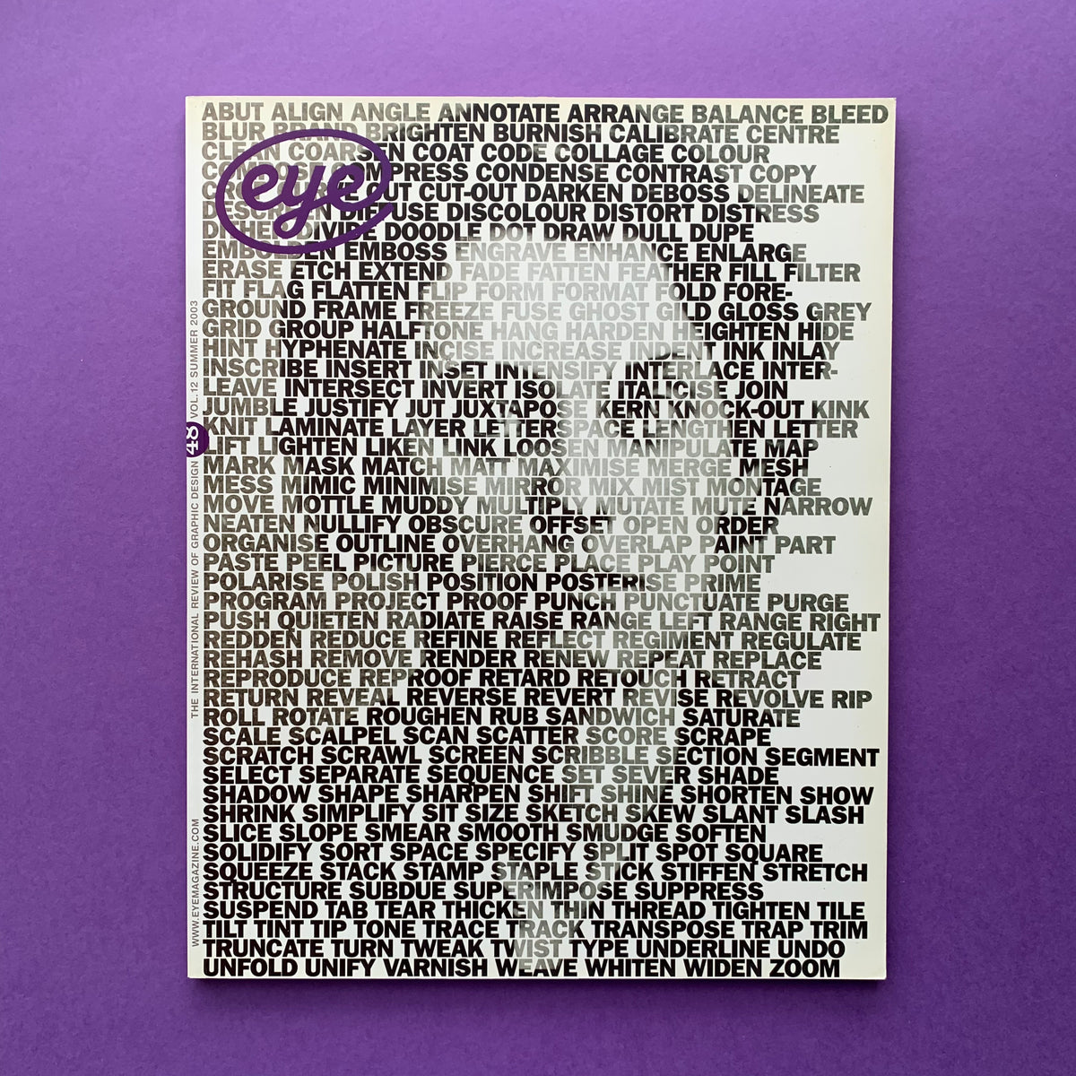 Eye 48 / International Review of Graphic Design / Summer 2003 – The ...