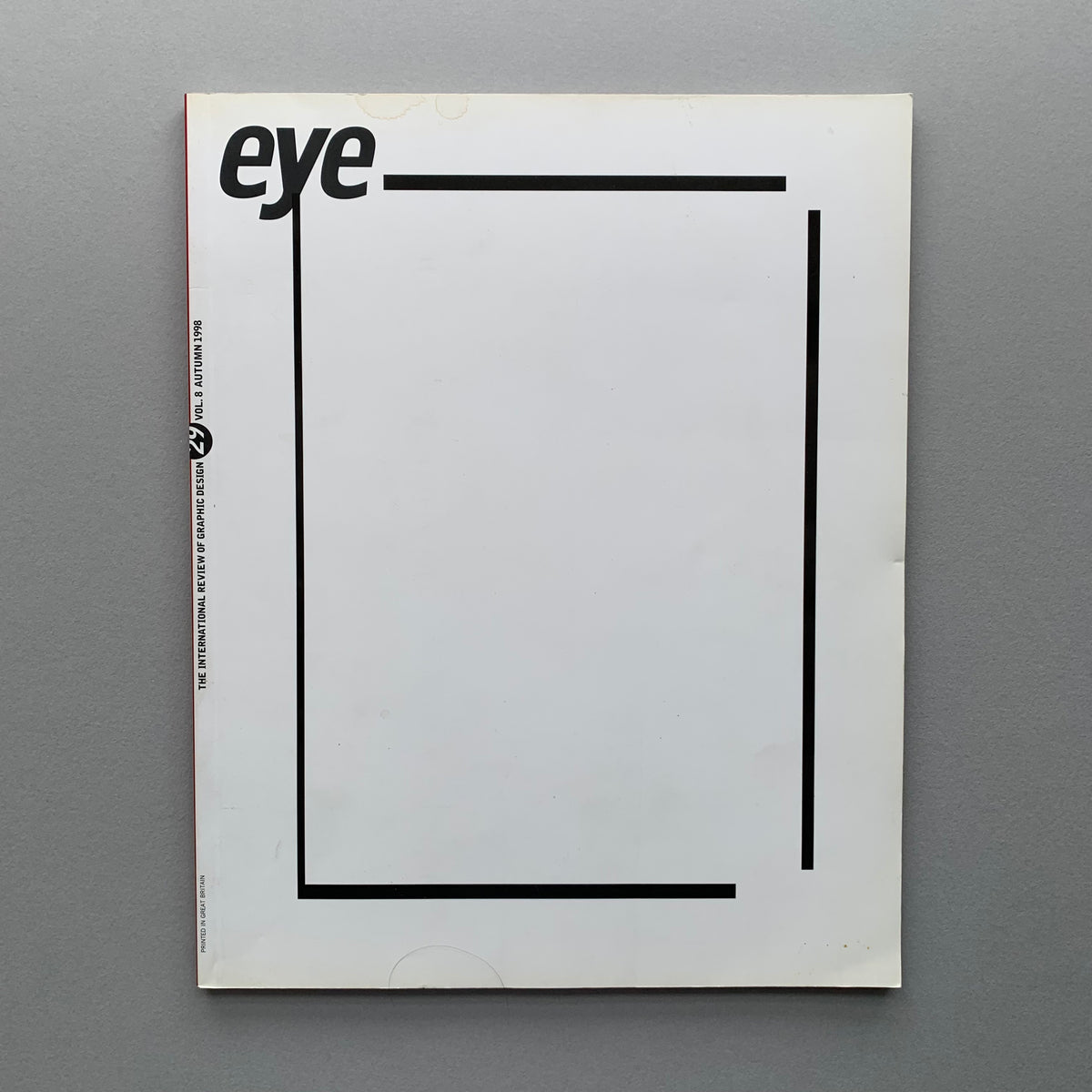 Eye 29 / International Review of Graphic Design / Autumn 1999 – The ...