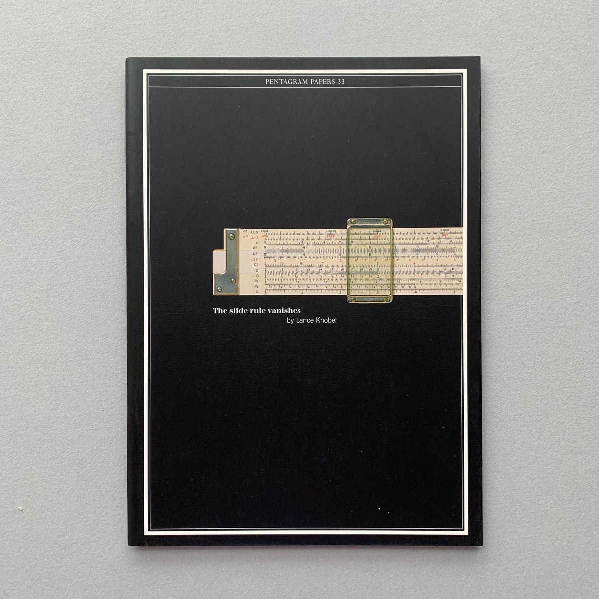 Pentagram Papers 33: The slide rule vanishes – The Print Arkive