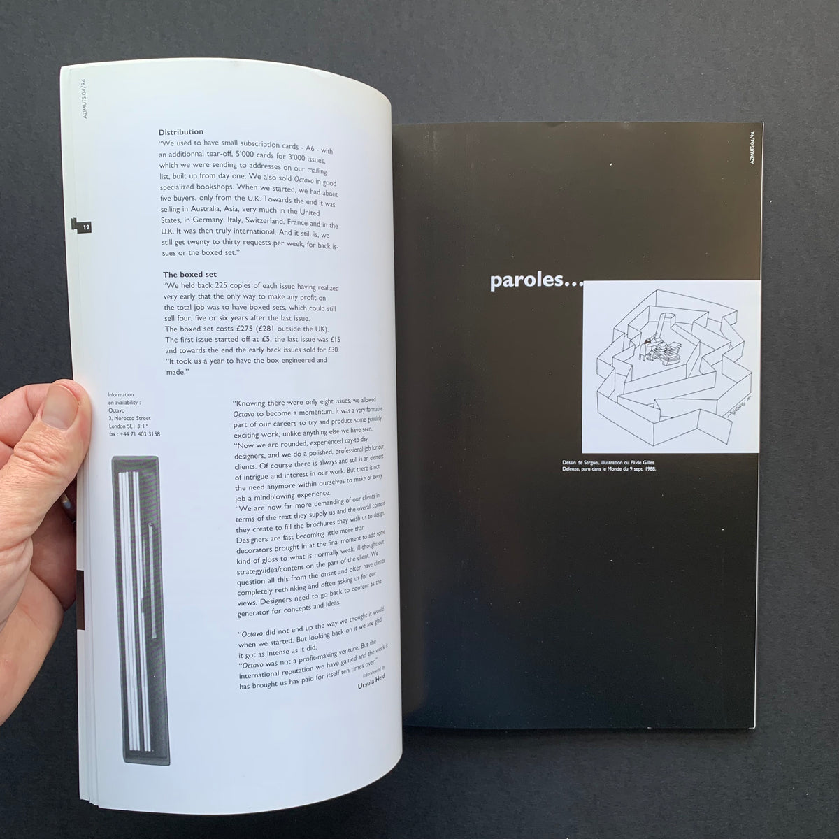 AZIMUTS Éditer, revue de design no 7/8 – The Print Arkive