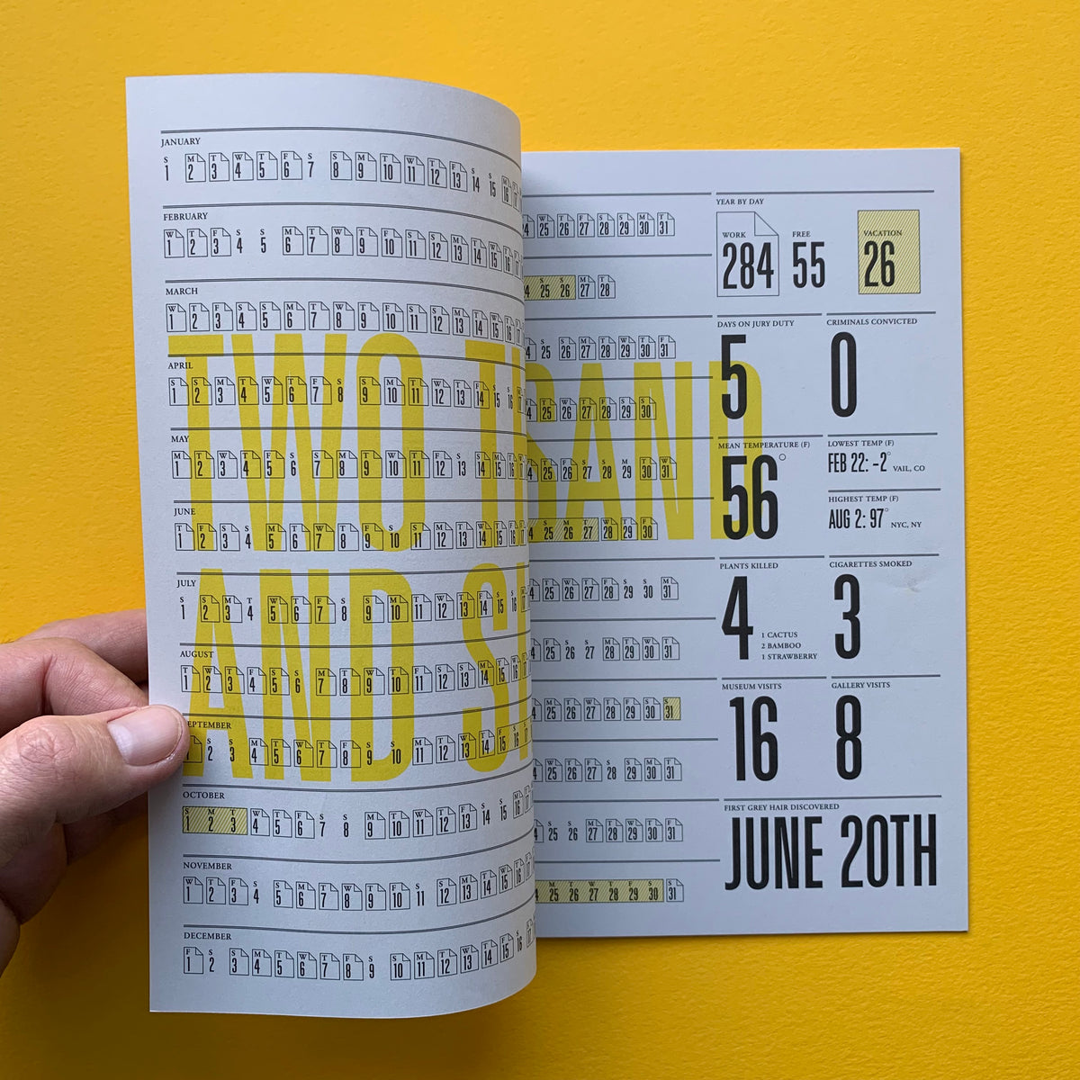 Nicholas Feltron 2006 Annual Report – The Print Arkive