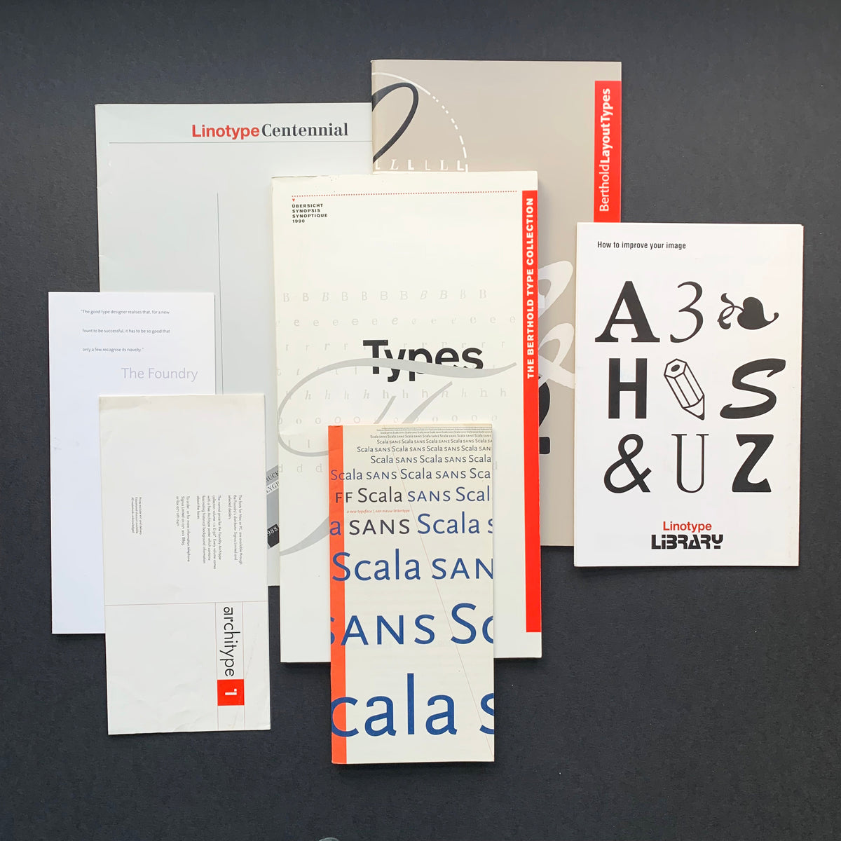 Martin Majoor, Architype, The Foundry, Berthold & Linotype / Mixed typ ...