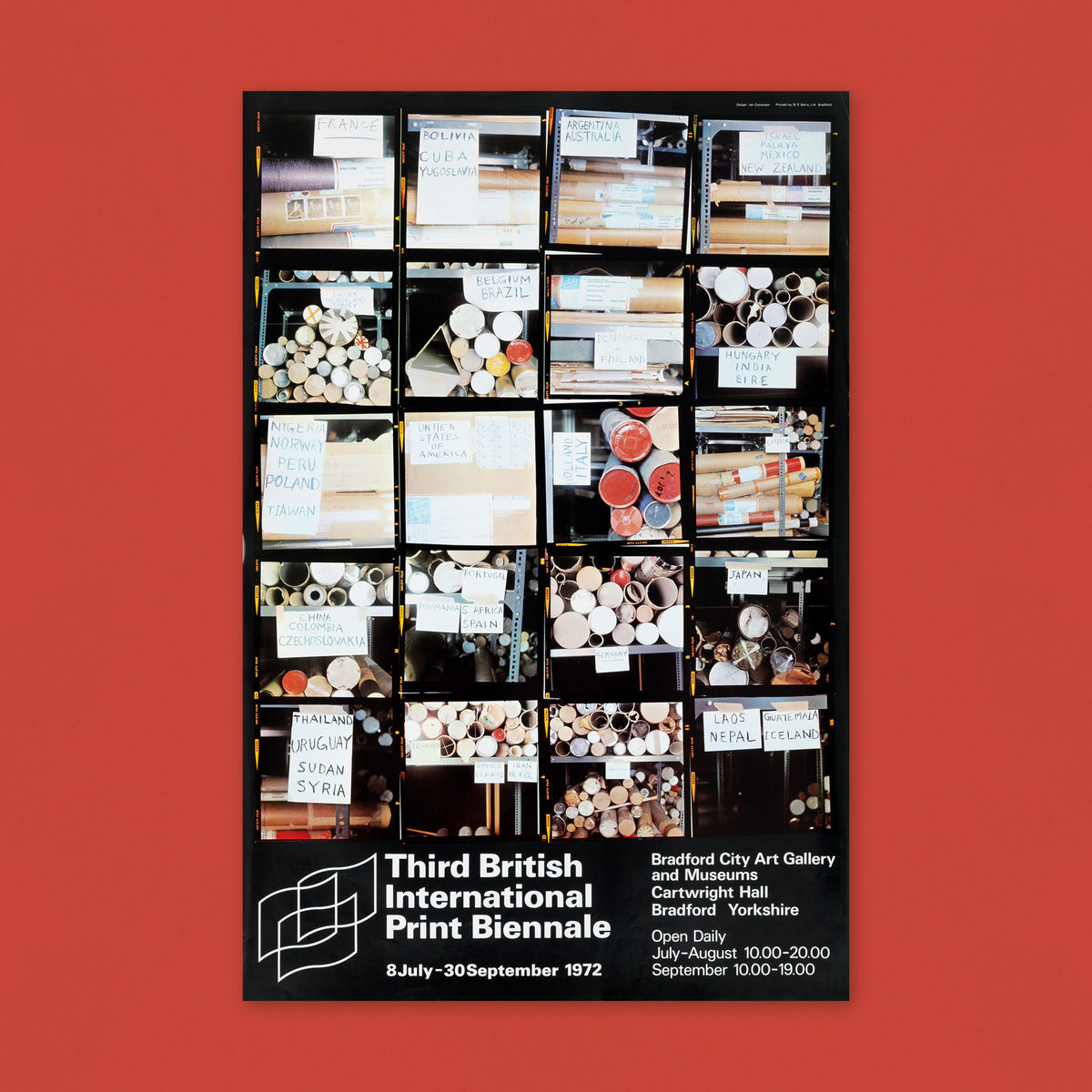 Third British International Print Biennale (1972) Exhibition Poster ...