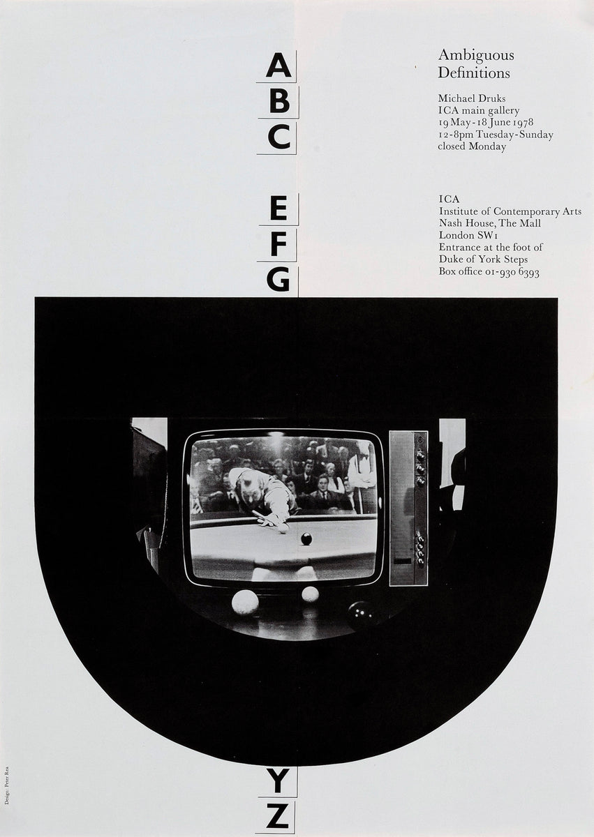Ambiguous Definitions, Michael Druks (1968) Exhibition Poster – The ...