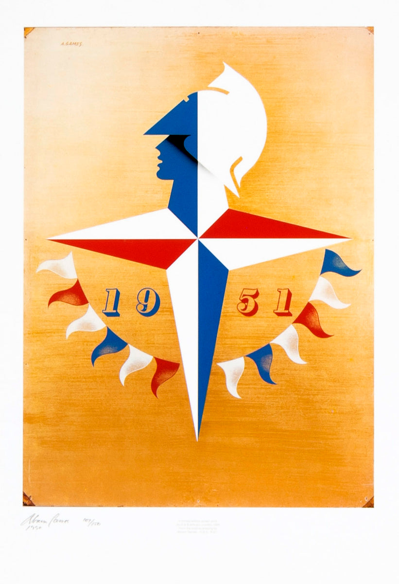 Festival of Britain (1990) Signed Limited Edition Screenprint (Abram G ...