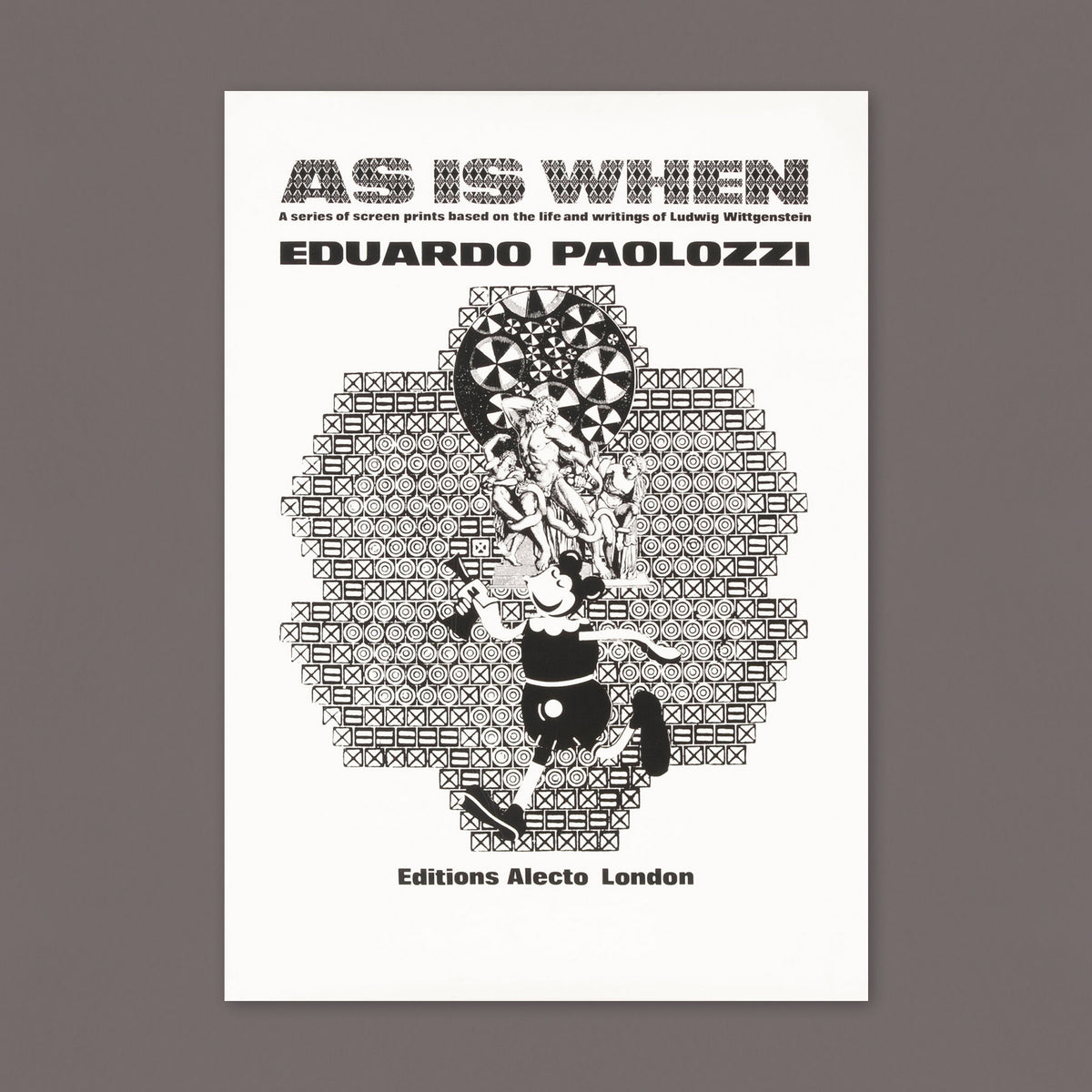 As Is When, Eduardo Paolozzi (1965) Screenprint Poster – The Print Arkive