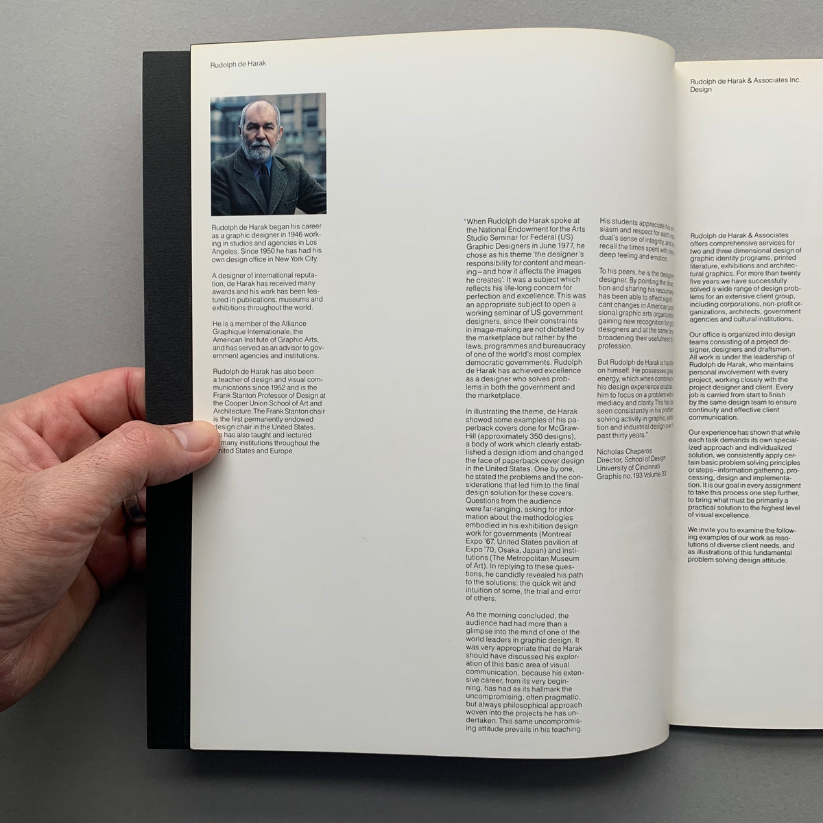 Rudolph de Harak & Associates Inc. Design – The Print Arkive