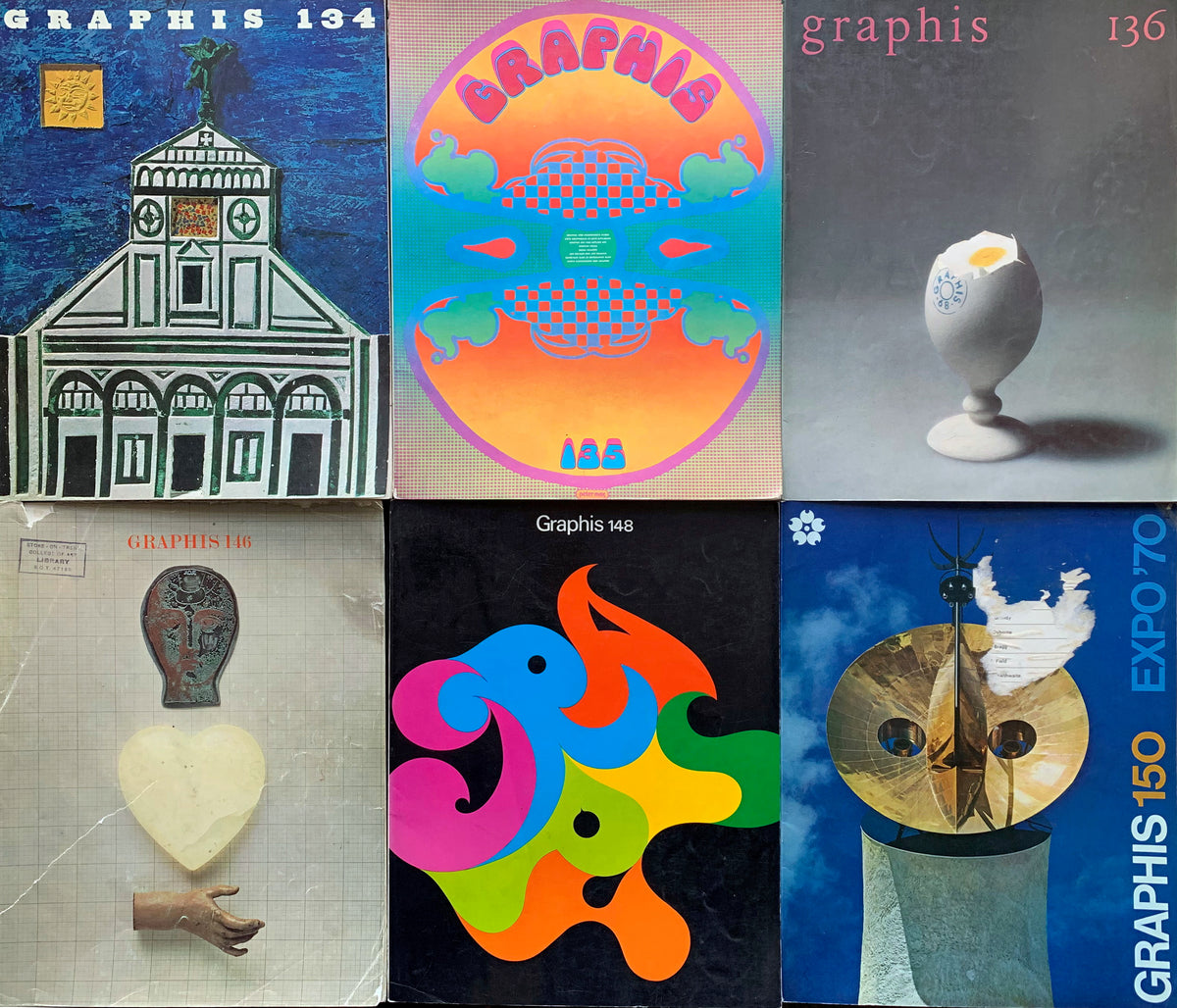 GRAPHIS, 1965–1978 (x22 issues, mixed numbers) – The Print Arkive