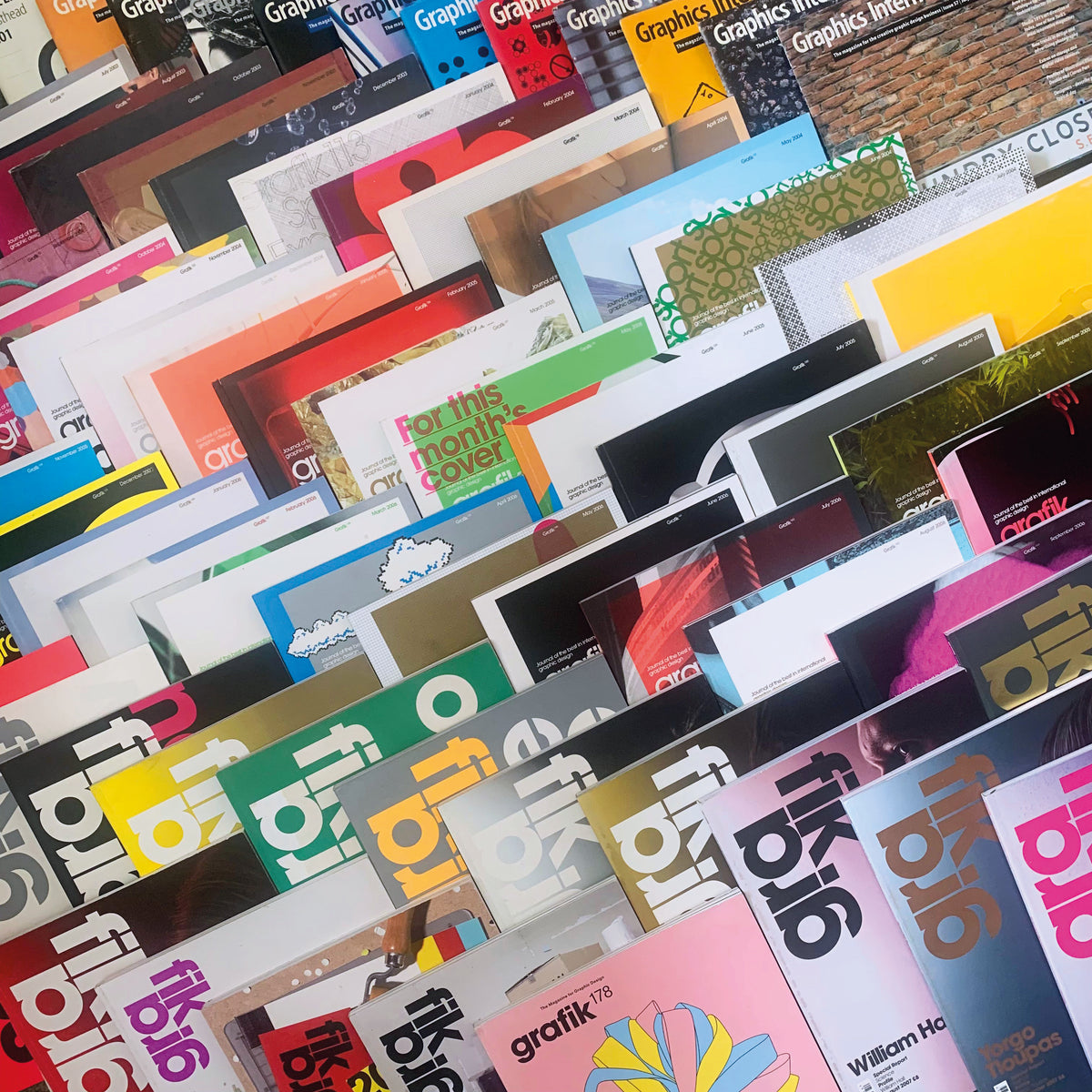 Graphics International & Grafik: 1998–2007 (x65 issues, broken run ...