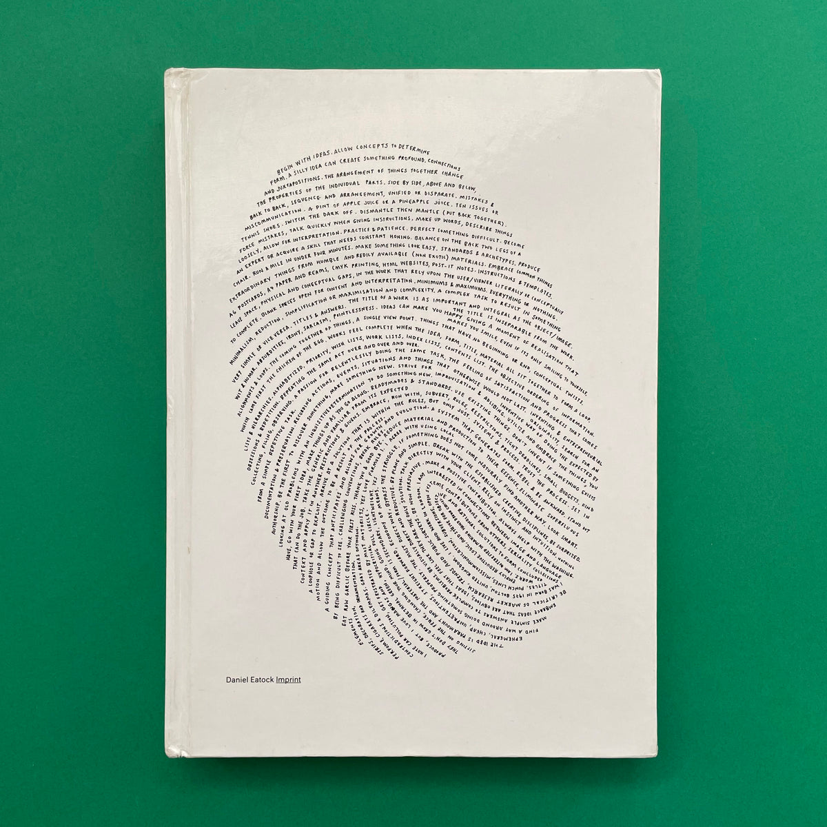 Daniel Eatock: Imprint – The Print Arkive