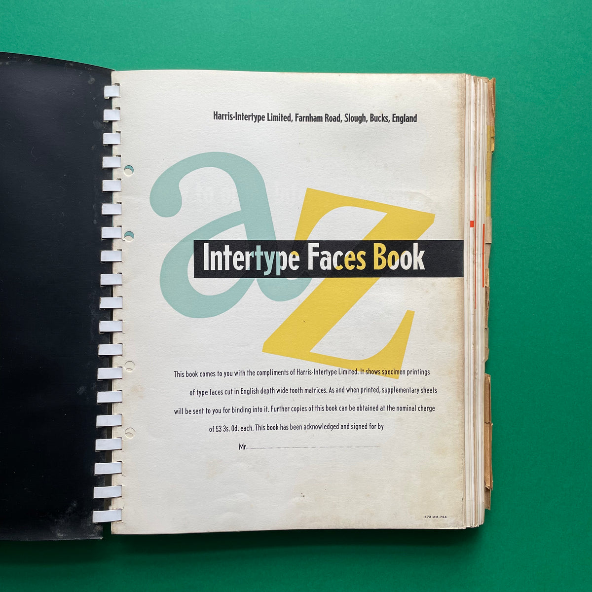 Intertype: Type Face Specimens – The Print Arkive