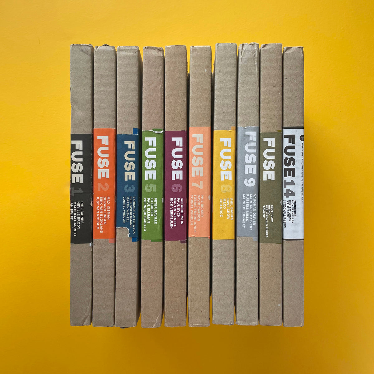 FUSE, various issues 1991-1995 (Neville Brody and Jon Wozencroft) – The ...