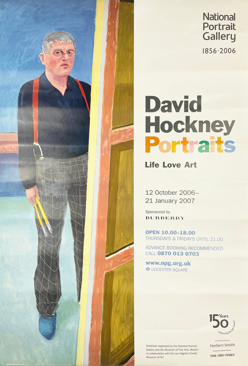 David Hockney, Portraits - Life Love Art [Poster] – The Print Arkive