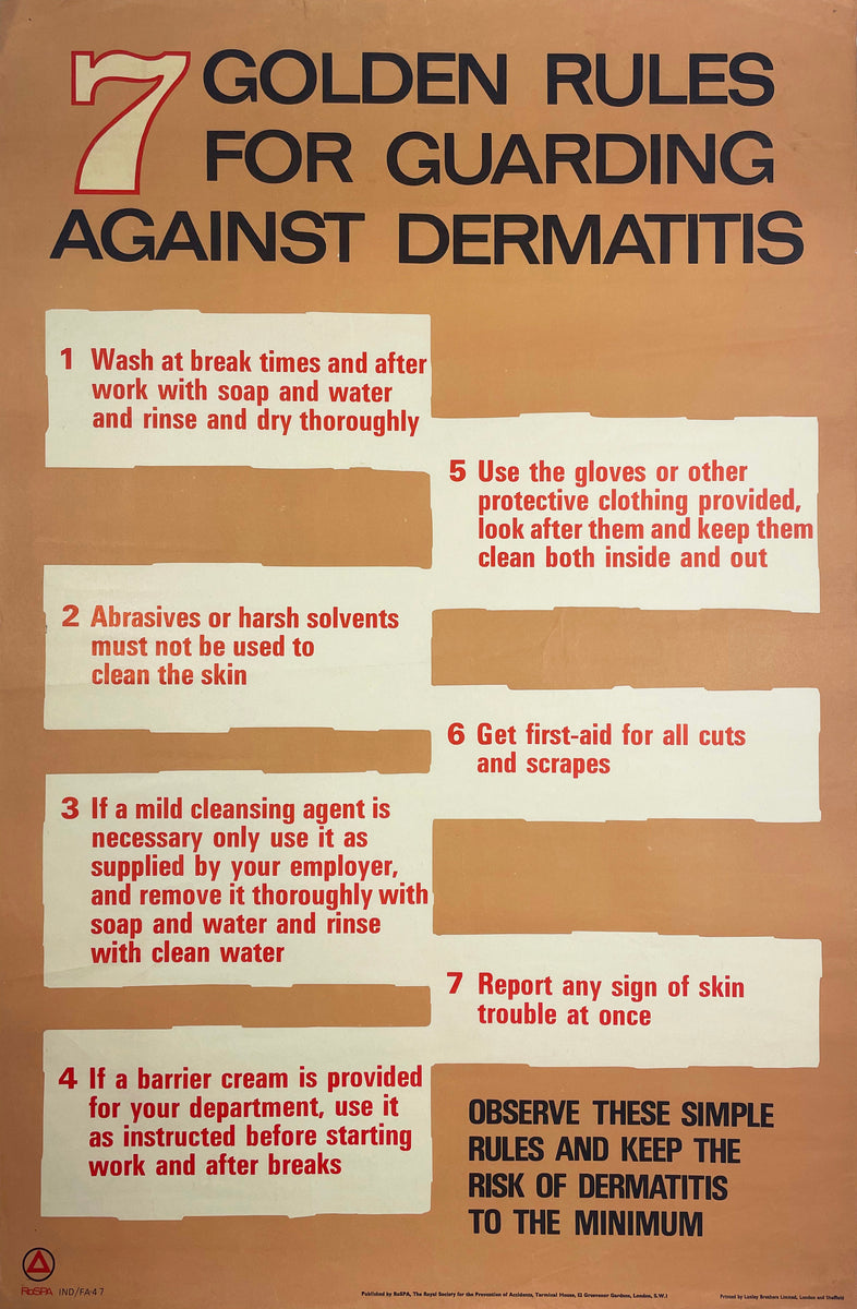 7 Golden Rules [Poster] RoSPA – The Print Arkive