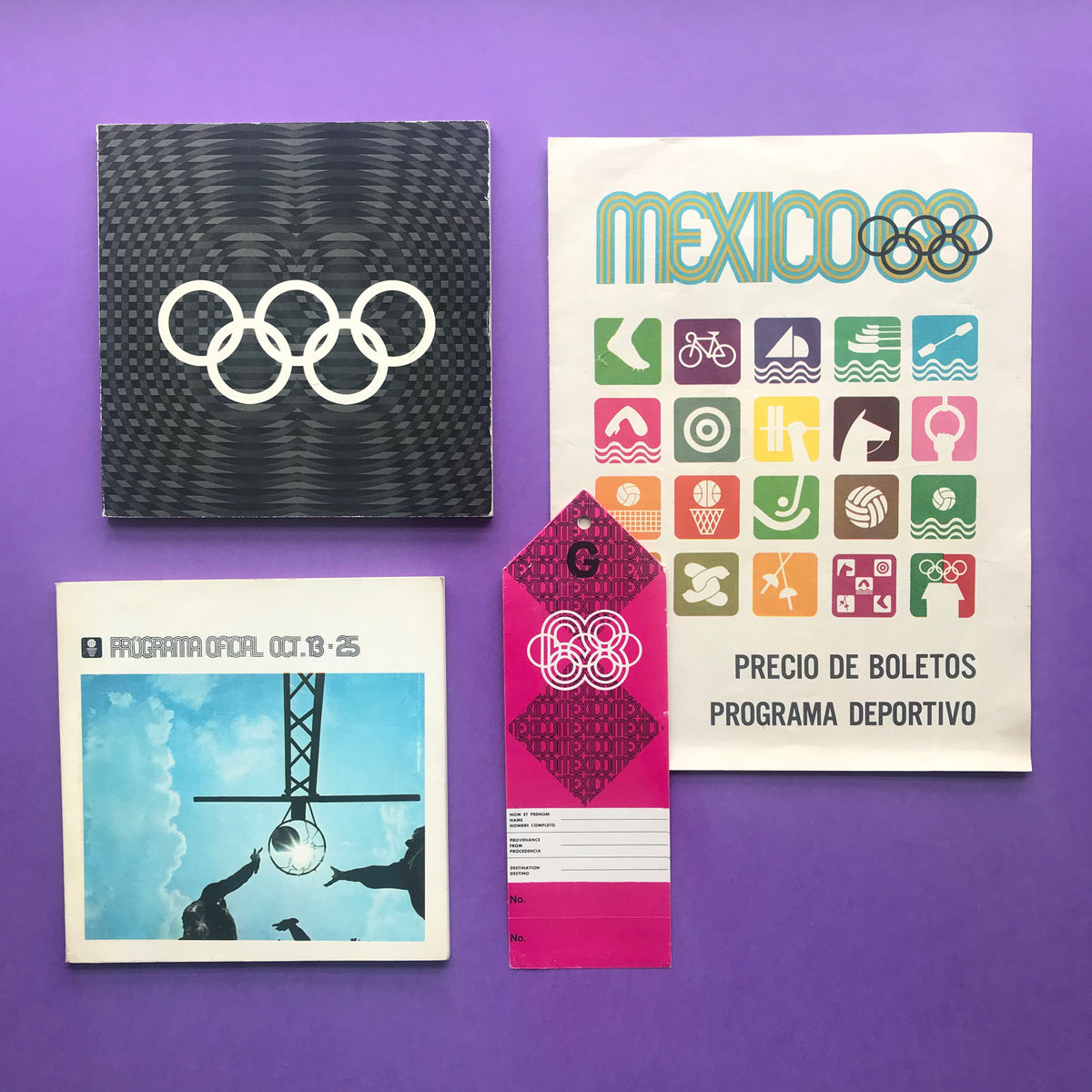 Mexico Olympics 1968 LOT (Lance Wyman) – The Print Arkive