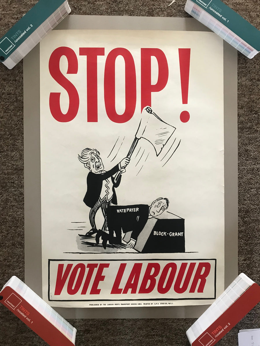 STOP! Vote Labour (Poster) – The Print Arkive