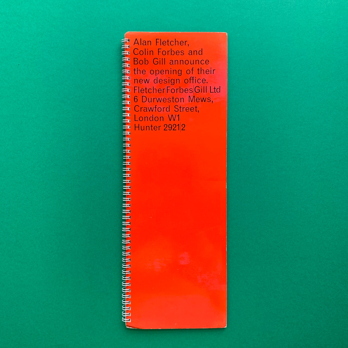 Alan Fletcher, Colin Forbes and Bob Gill announce the opening of their ...