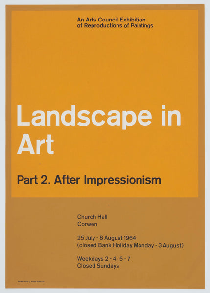 Landscape in Art: Part 2. After Impressionism (Arts Council, 1964 ...