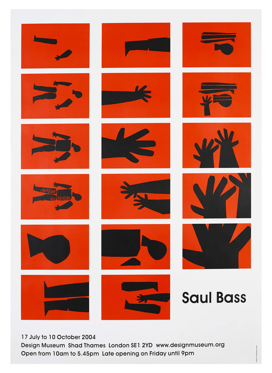 Saul Bass, Anatomy of a Murder (Design Museum, 2004) – The Print Arkive
