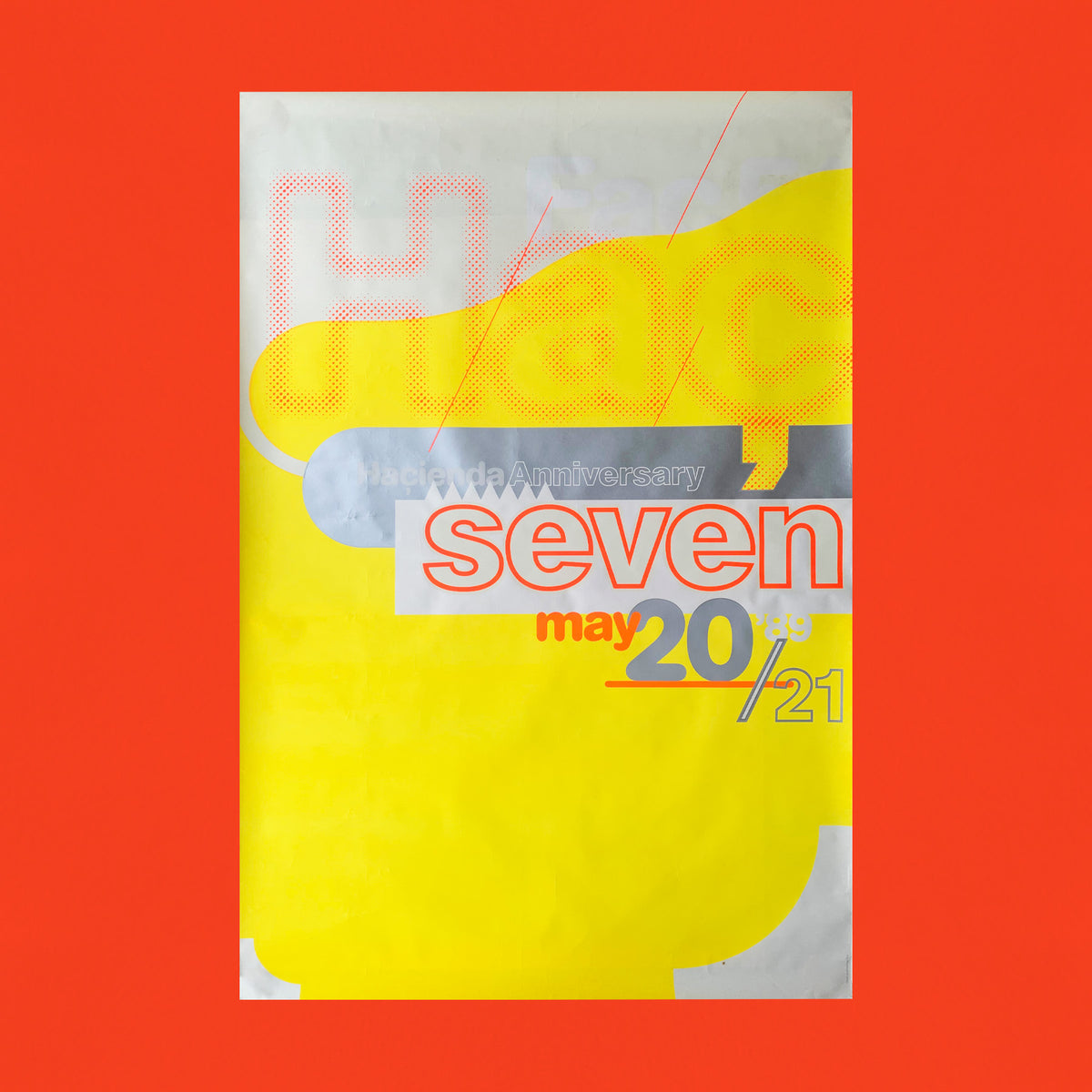Haçienda Seventh Anniversary (8vo, 1989) – The Print Arkive