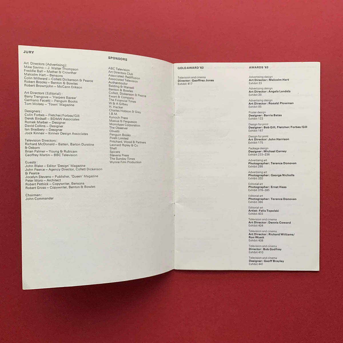 1963 D&AD Annual (Fletcher/Forbes/Gill) – The Print Arkive