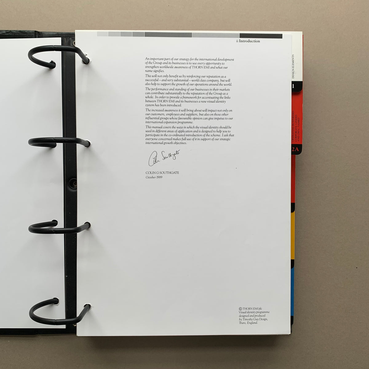 Thorn EMI Visual Identity (Guidelines) – The Print Arkive