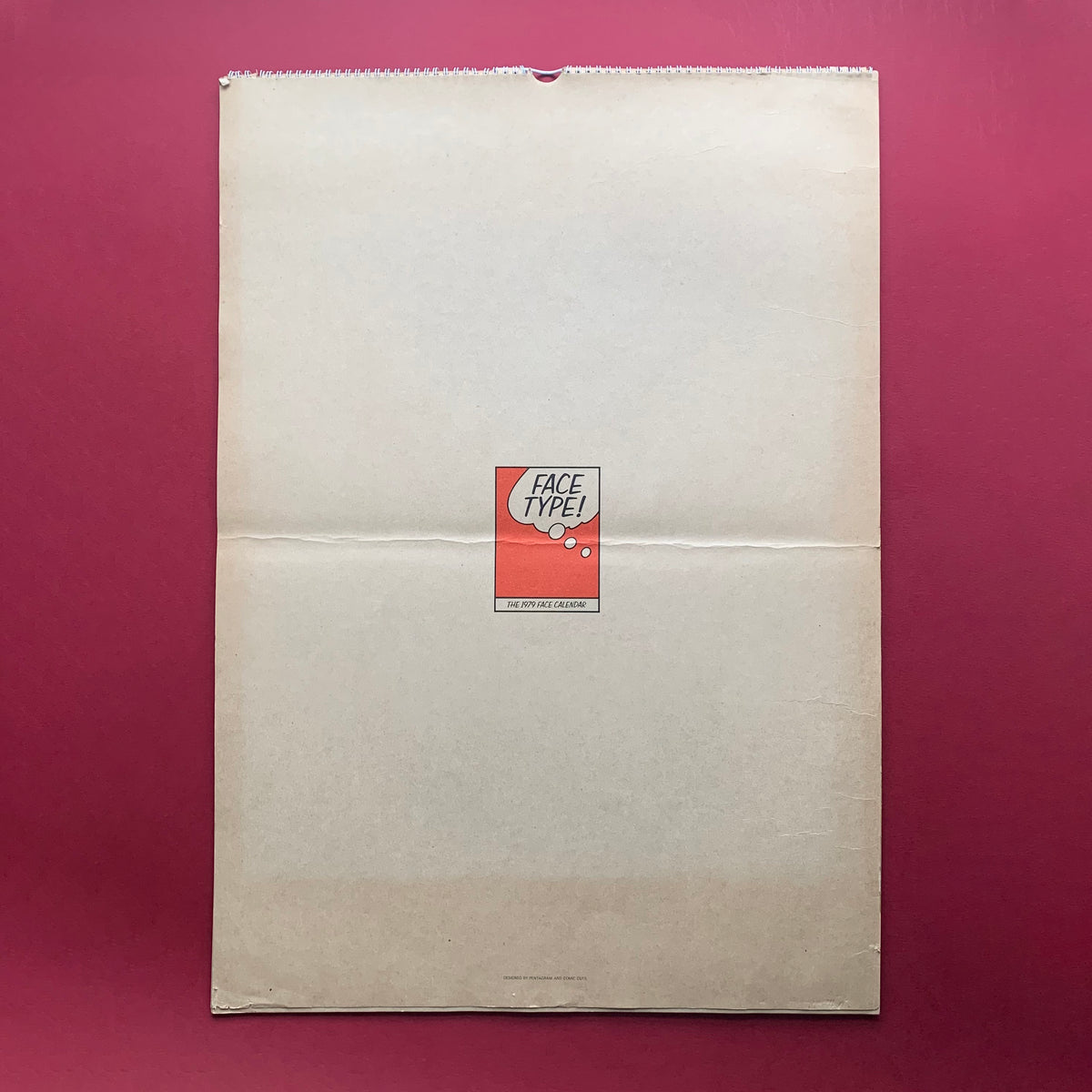 Face Type! The 1979 Face Calendar (Pentagram & Comic Cuts) – The Print ...