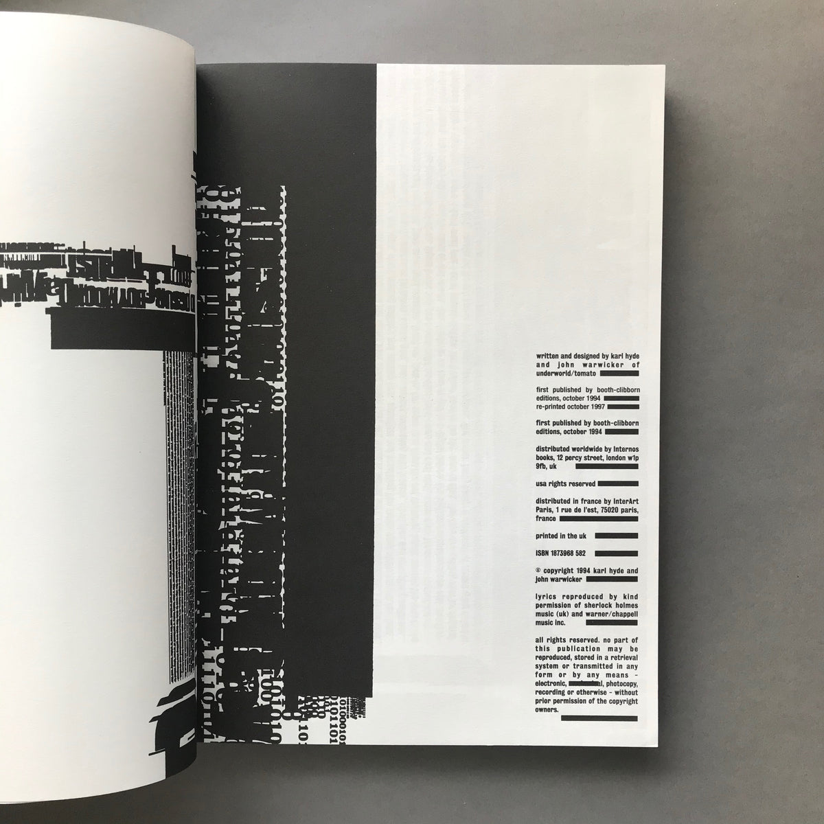 mmm… skyscraper I love you (A Tomato/Underworld Project) – The Print Arkive